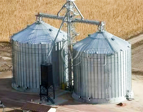 Grain Storage Silos, Grain Hopper Bins for Rice Mill Plant